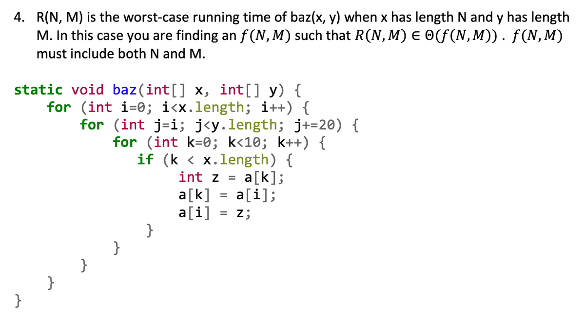 Solved For each problem, please provide i. Describe the | Chegg.com