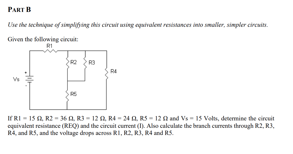 Solved Use the technique of simplifying this circuit using | Chegg.com