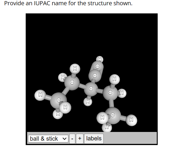 Solved Provide an IUPAC name for the structure shown. C7H12 | Chegg.com