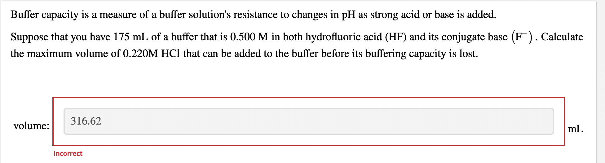 Solved Buffer capacity is a measure of a buffer solution's | Chegg.com