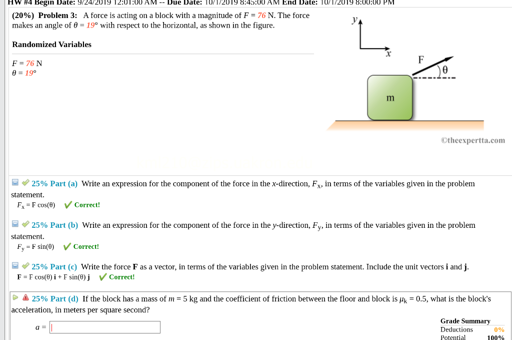 Solved HW #4 Begin Date: 9/24/2019 12:01:00 AM -- Due Date: | Chegg.com