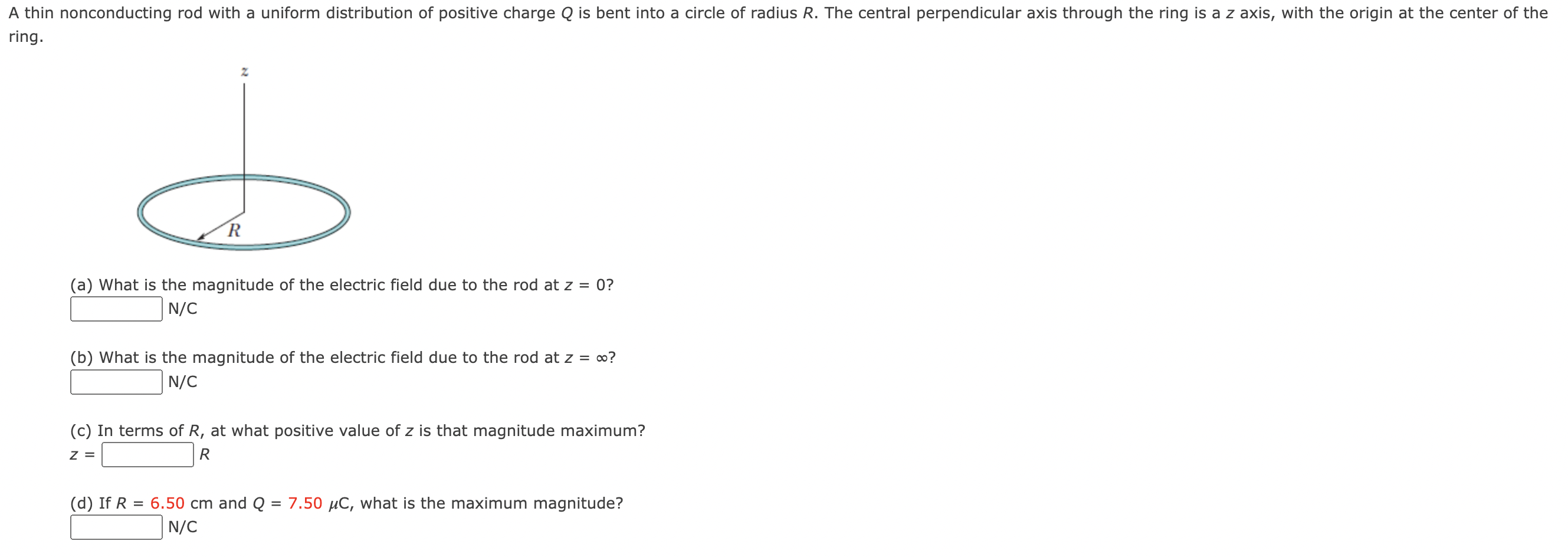 Solved ing. (a) What is the magnitude of the electric field | Chegg.com