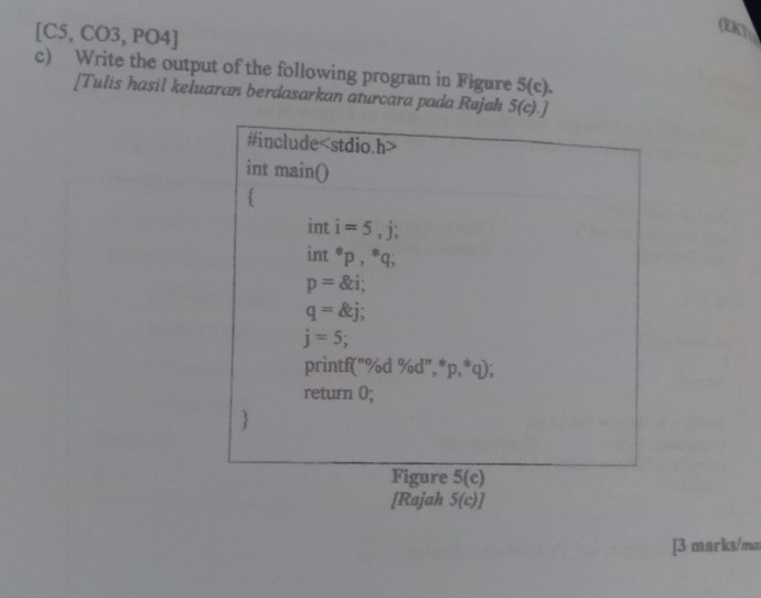(Solved) : Question 5 Soalan 51 C4 Co3 Po2 Calculate Number Stored ... (Solved) : Question 5 Soalan 51 C4 Co3 Po2 Calculate Number Stored ...