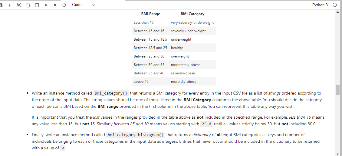 Solved Specifications • Write A Python Class Named Biostats 8497