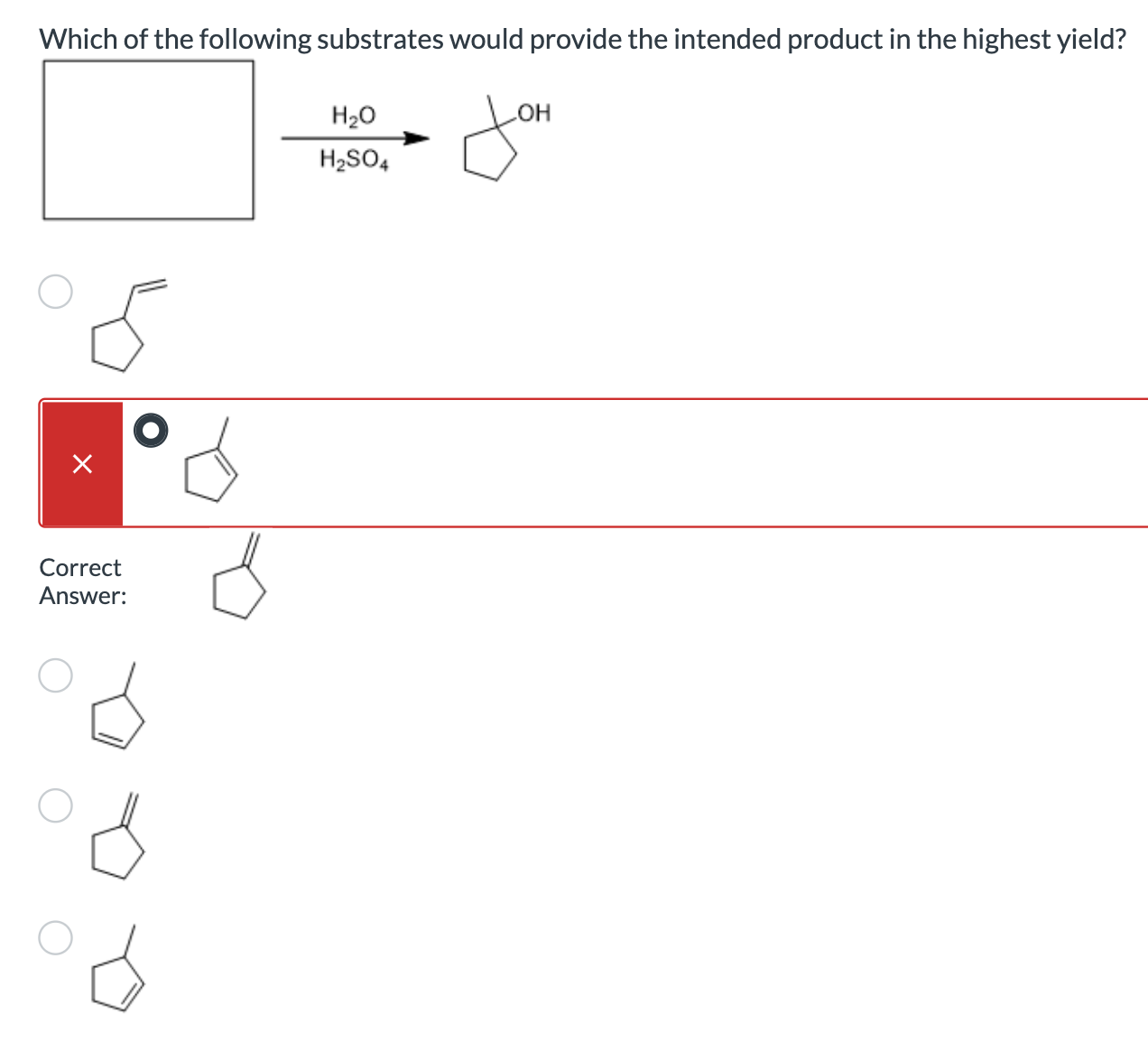 Solved Which Of The Following Substrates Would Provide The