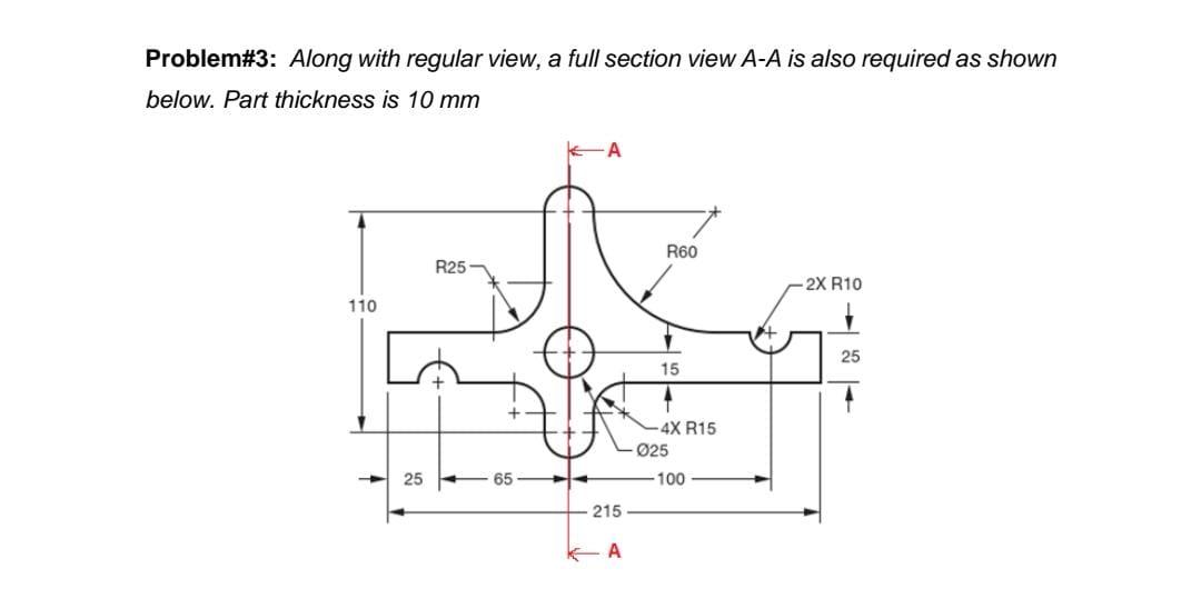 Solved (2D CAD Exercises) General Instructions: Read the | Chegg.com