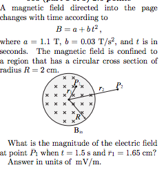 Solved What is the direction of the electric field? The | Chegg.com