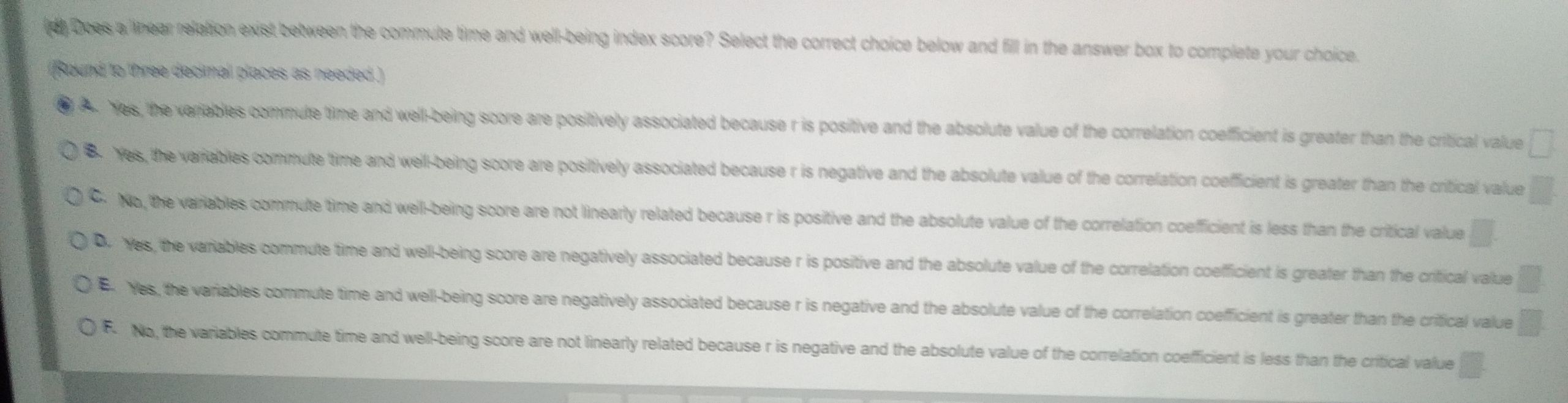 Solved A Which Variable Is Likely The Explanatory Variable 