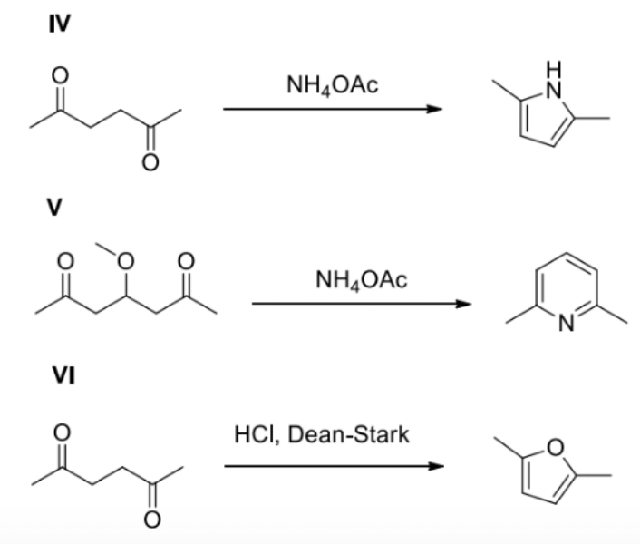 Solved IV NH4OÁc is IZ o V NH4OÁc N VI HCI, Dean-Stark is | Chegg.com