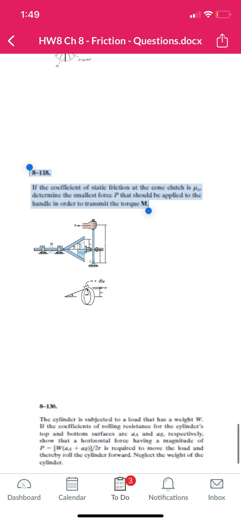 Solved 8-118If ﻿the coefficient of ﻿static friction at ﻿the | Chegg.com