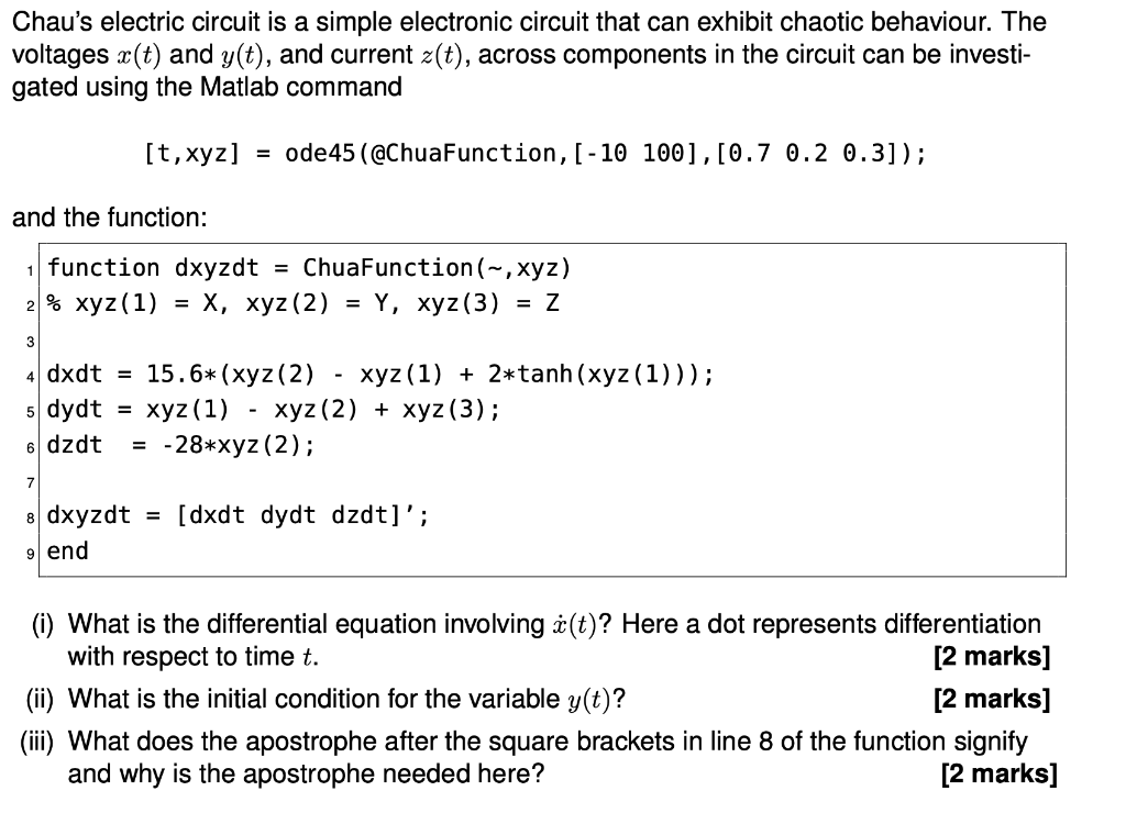 Solved Chau's electric circuit is a simple electronic | Chegg.com