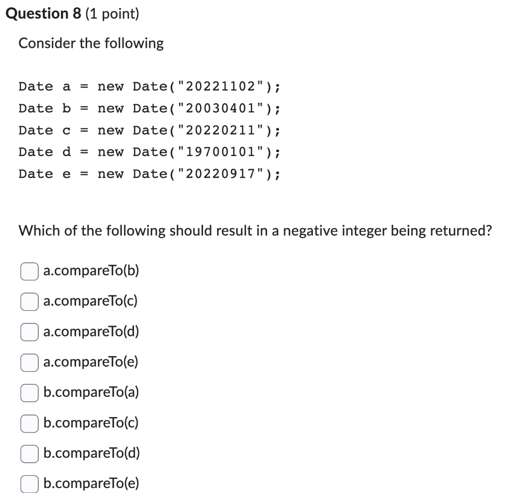 Solved Question 7 (1 point) Given the enum class public Enum | Chegg.com