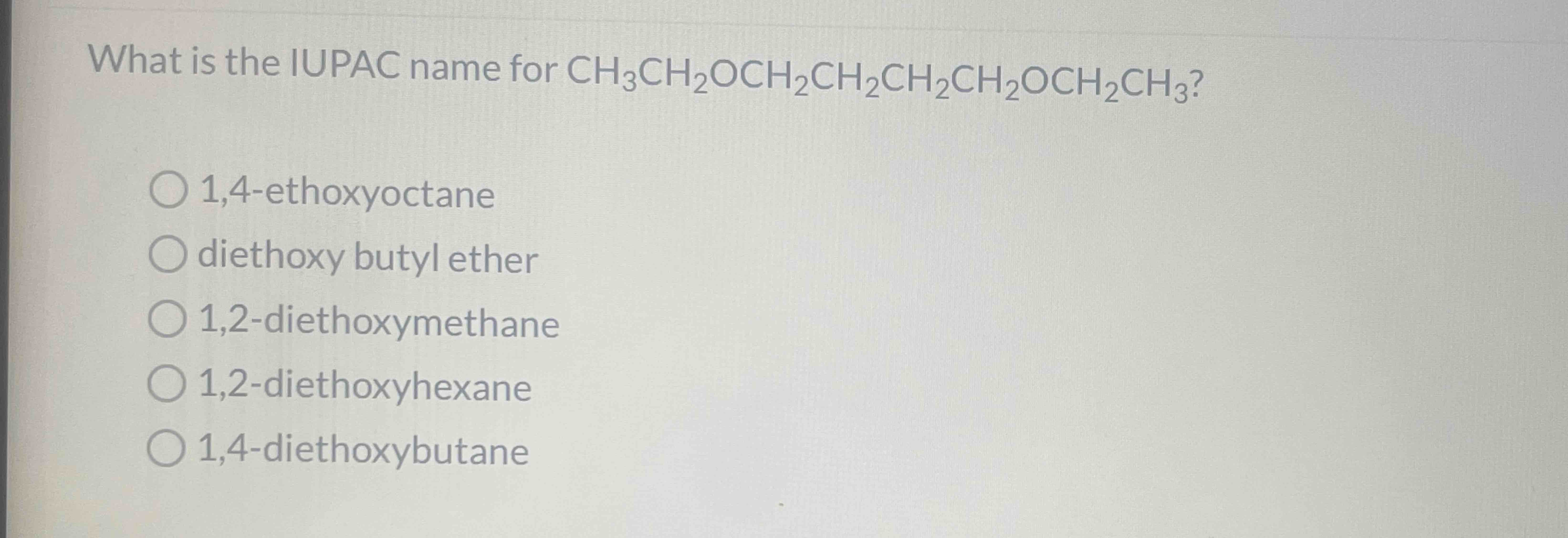 Solved What is ﻿the IUPAC name for | Chegg.com