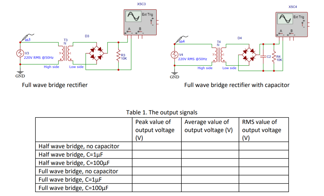 Solved we have to draw circuits. please use EasyEDA program. | Chegg.com