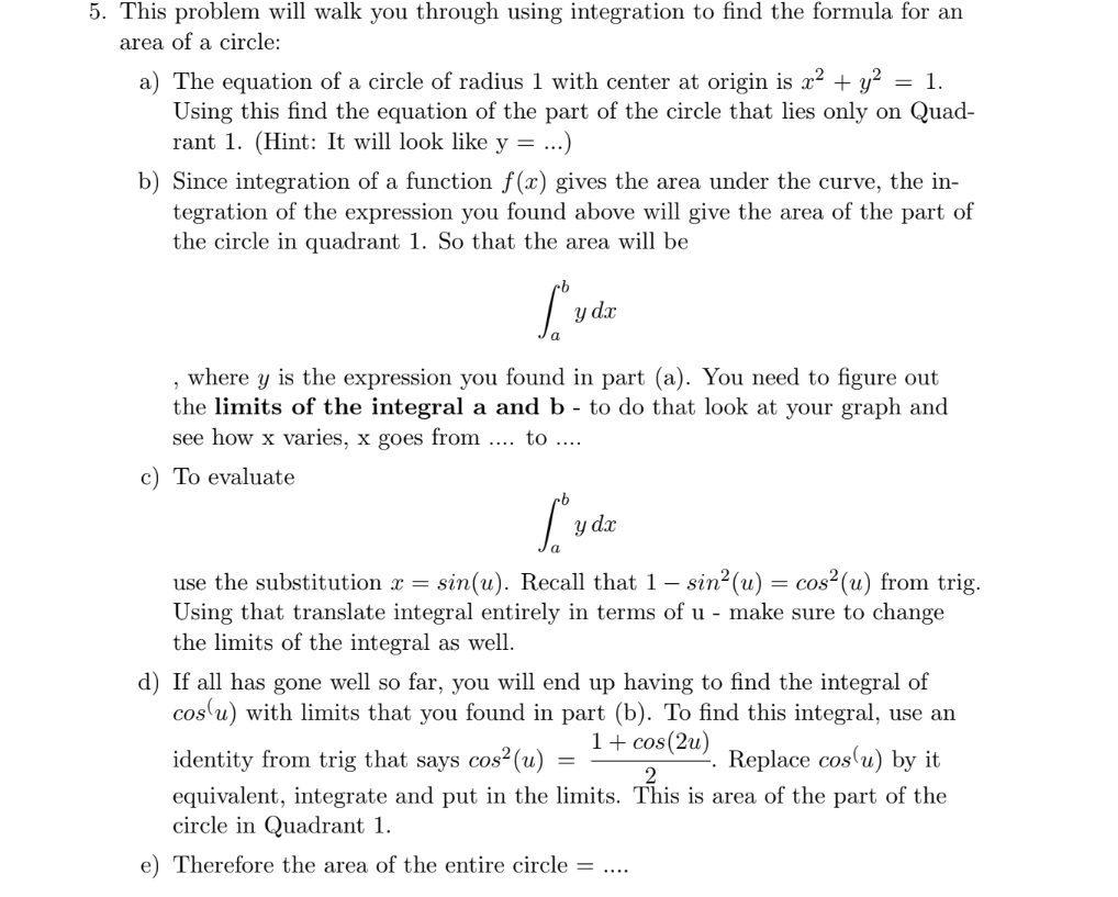 Solved 5. This problem will walk you through using | Chegg.com