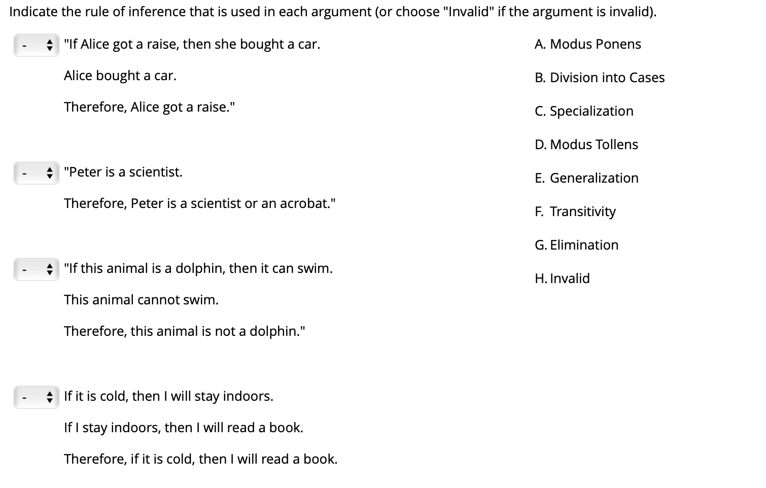 Solved Indicate the rule of inference that is used in each | Chegg.com