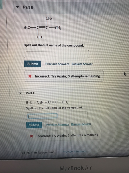 Solved Part B CH3 CH3 Spell out the full name of the | Chegg.com
