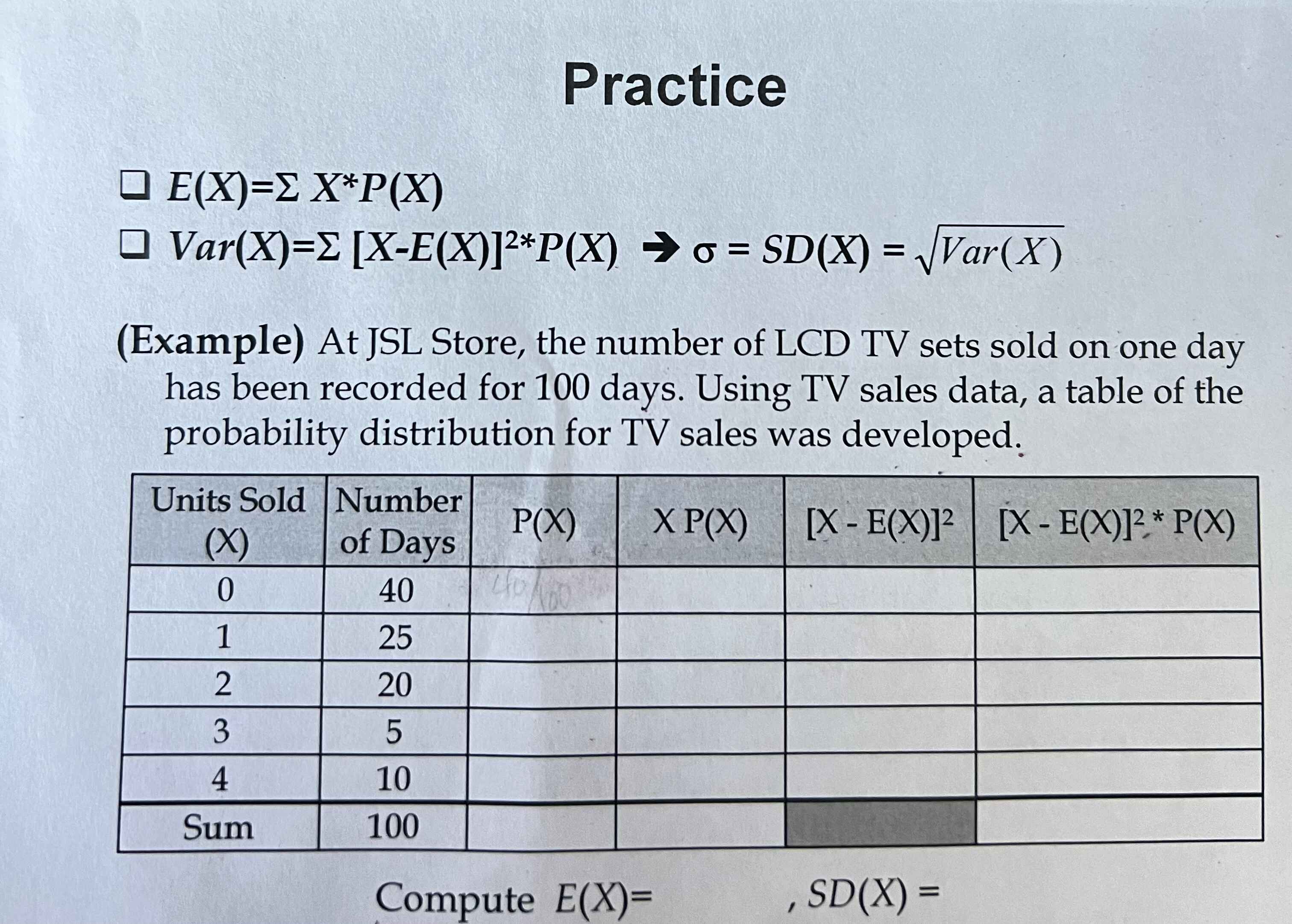 Solved Practice | Chegg.com