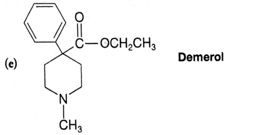 Solved (e) Demerol | Chegg.com