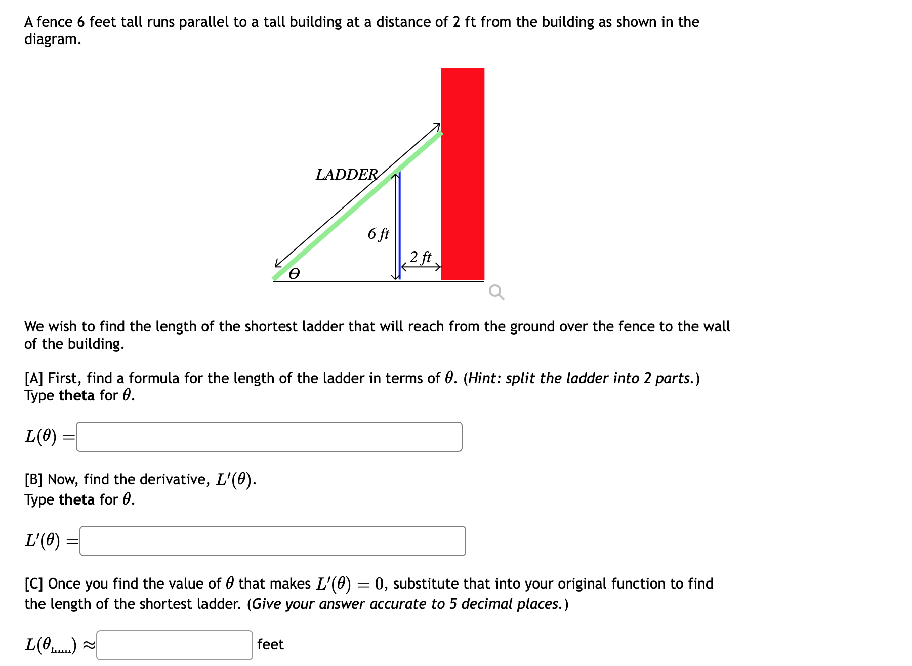 Solved [A] ﻿First, find a formula for the length of the | Chegg.com