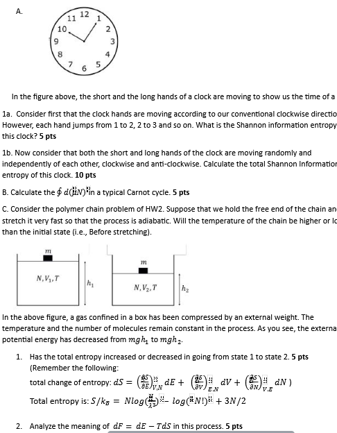 Solved In the figure above, the short and the long hands of | Chegg.com