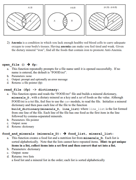 Solved CSE 231 Fall 2020 Computer Project #8 This assignment | Chegg.com