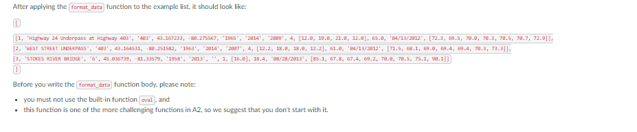 Solved After applying the fornot data function to the | Chegg.com