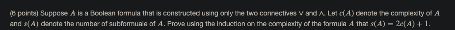 Solved (6 points) Suppose A is a Boolean formula that is | Chegg.com