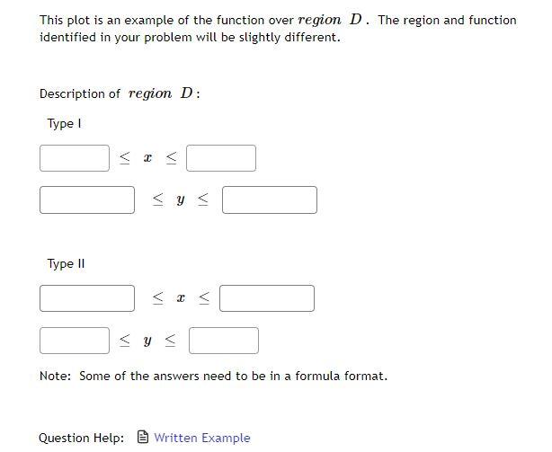 Solved Given y=4x and y=x2+3, describe the region for Type I | Chegg.com