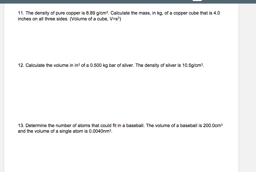 Solved Part 1: Metric Conversions (5 points each) | Chegg.com