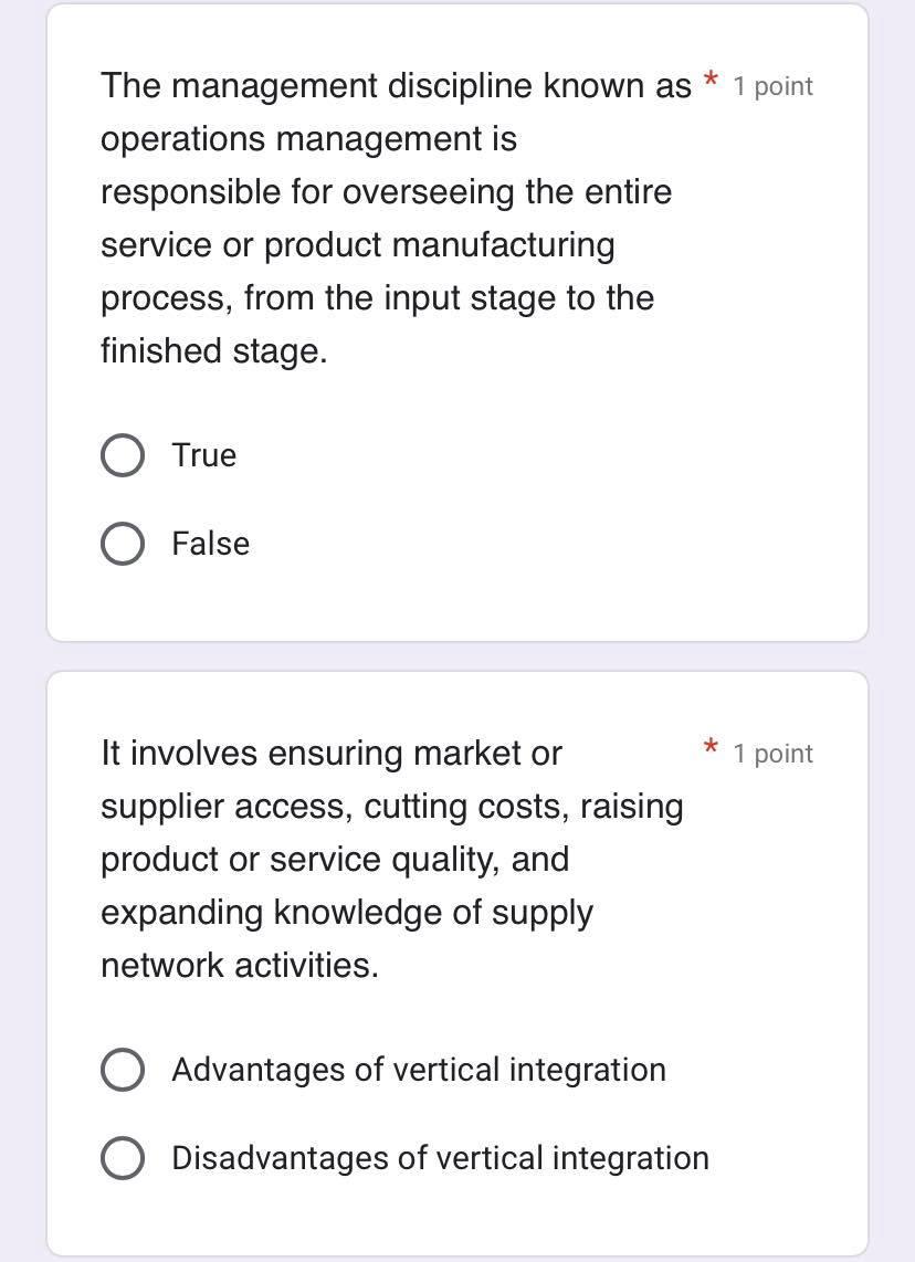 Solved Multiple Choice Any process' design should be * 1 | Chegg.com