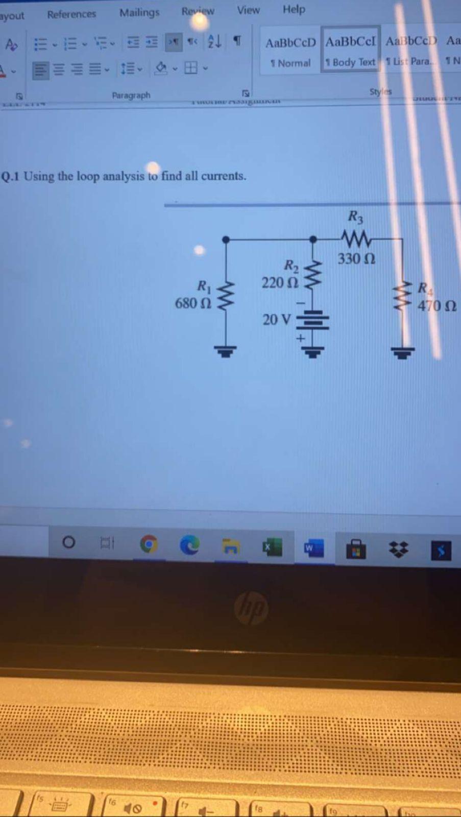Solved References Mailings Review Ayout View Help An 21
