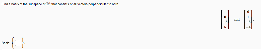 Solved Find a basis of the subspace of R4 that consists of | Chegg.com