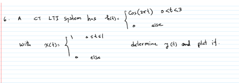 Solved h(t)={cos(2πt)0 else 0 | Chegg.com