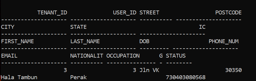 Solved Oracle Sqlplus How To Make It Display In One Line 7789