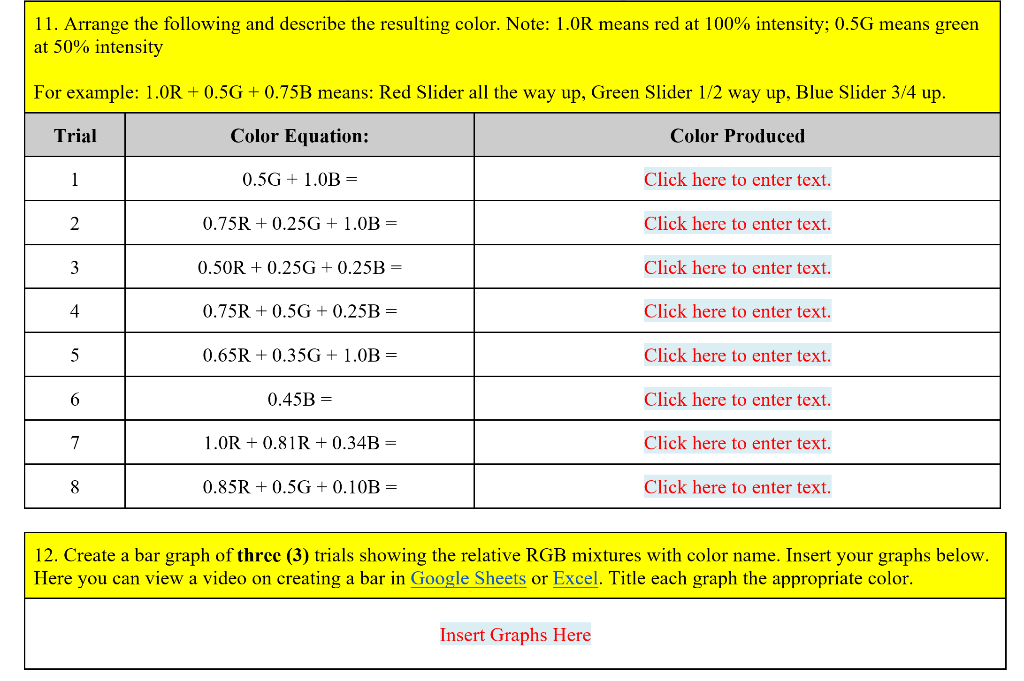 Solved 11. Arrange the following and describe the resulting | Chegg.com