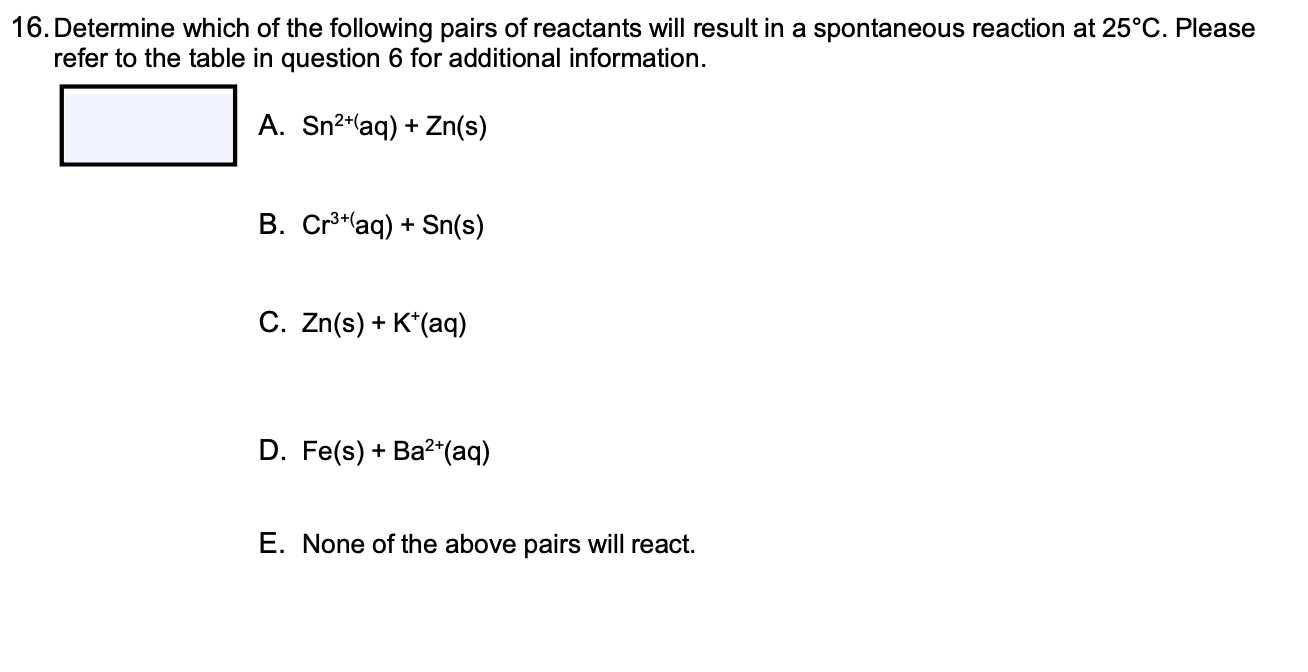 Solved 11. Which of the choices represents the correct cell | Chegg.com