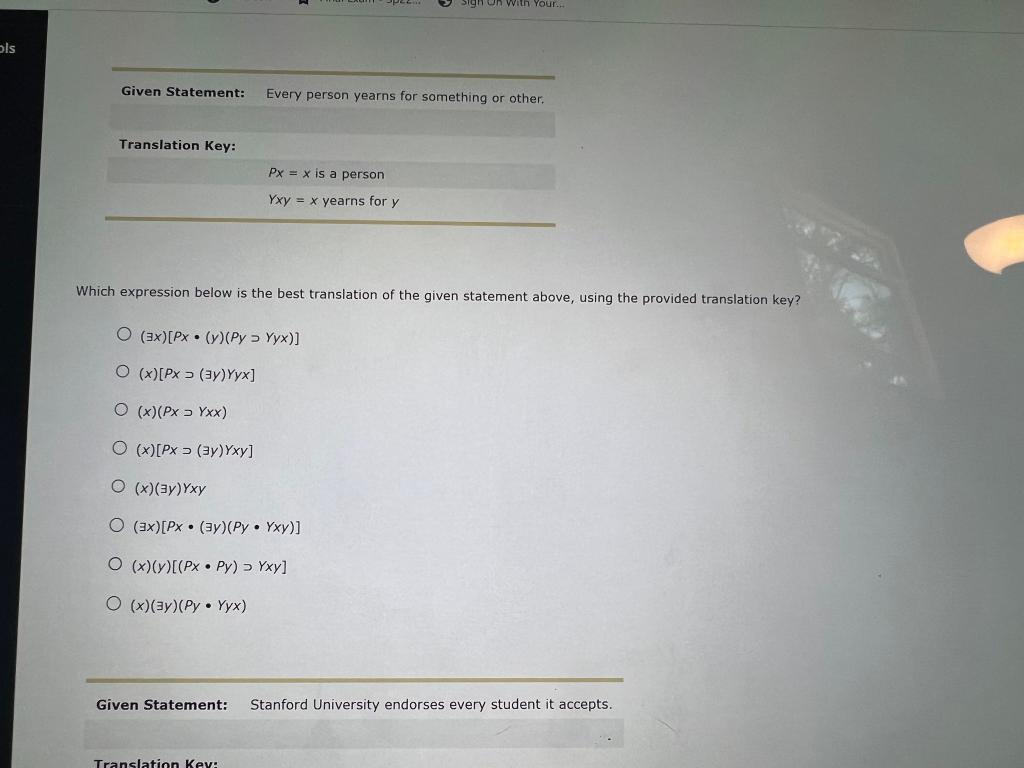 Solved The following exercises provide practice translating | Chegg.com