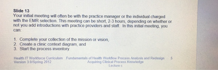 Solved To complete this exercise: . Identify a health care | Chegg.com