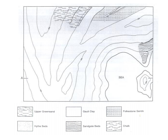 Solved COMPLETING A GEOLOGIC MAP OF HORIZONTAL BEDS This | Chegg.com