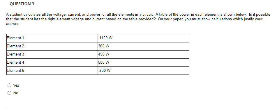 [Solved]: A student calculates all the voltage, current, a