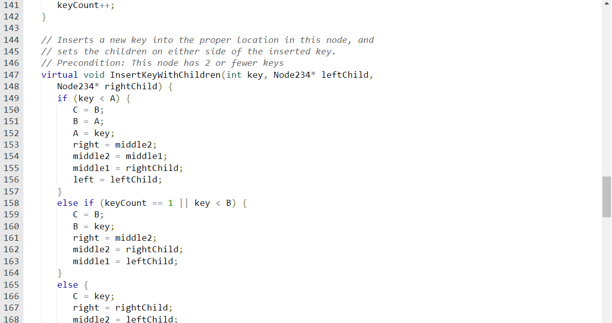 Solved In this lab, the Tree234 class is extended to support | Chegg.com
