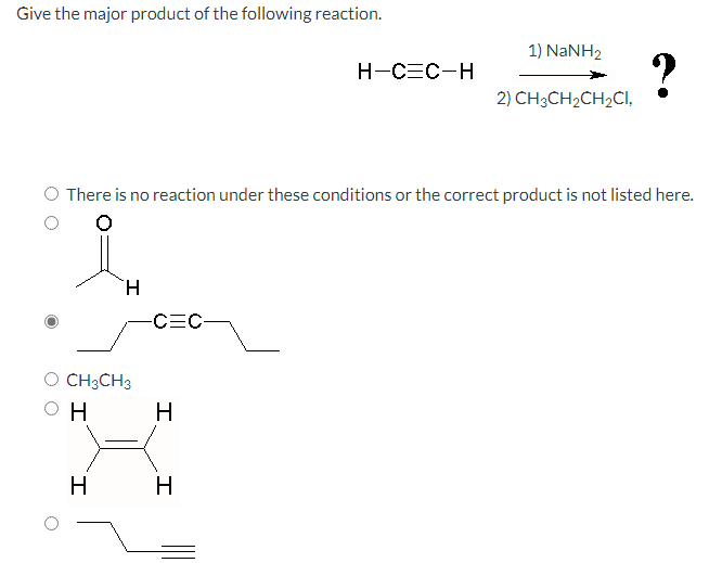 Solved Give the major product of the following reaction. | Chegg.com