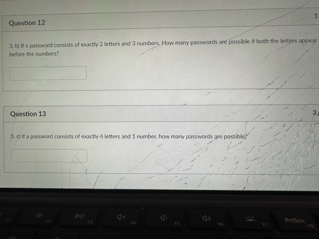 Solved 3 A Computer System Uses Passwords That Are Exactly 