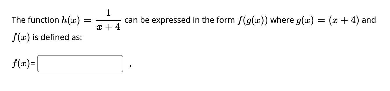 Solved Let f(x)=x−51 and g(x)=x7+5. Find the following | Chegg.com