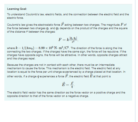 What is the direction of the electric field at this | Chegg.com