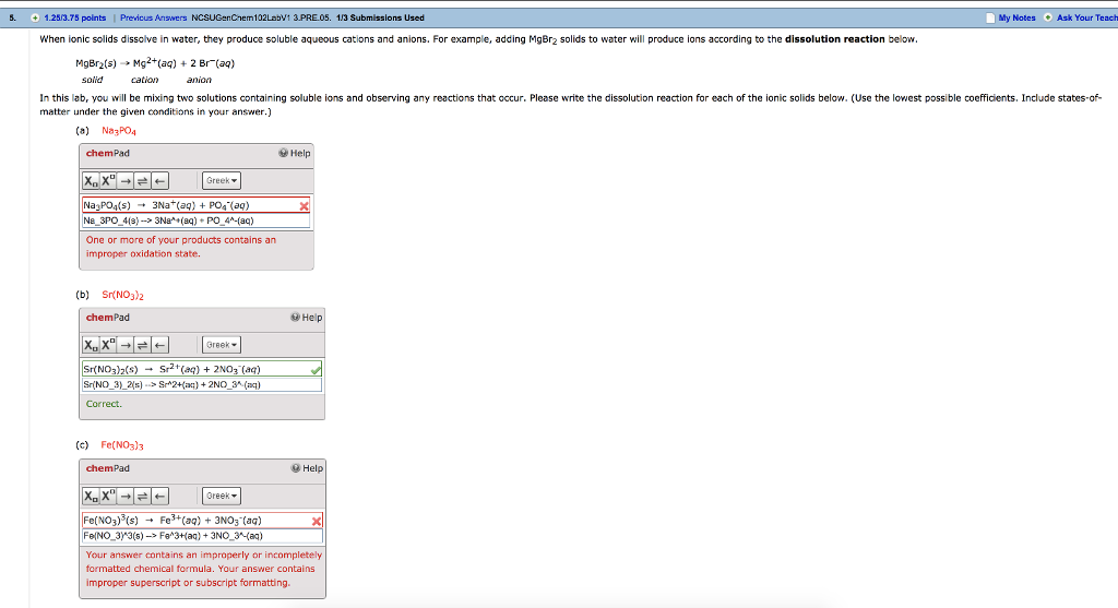 Solved When ionic solids dissolve in water, they produce | Chegg.com
