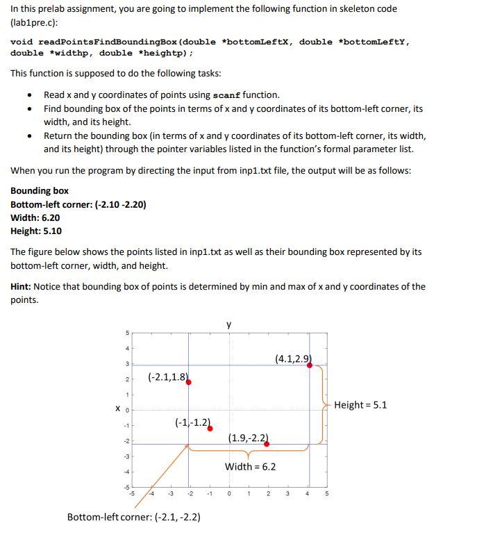 Solved In this prelab assignment, you are going to implement | Chegg.com