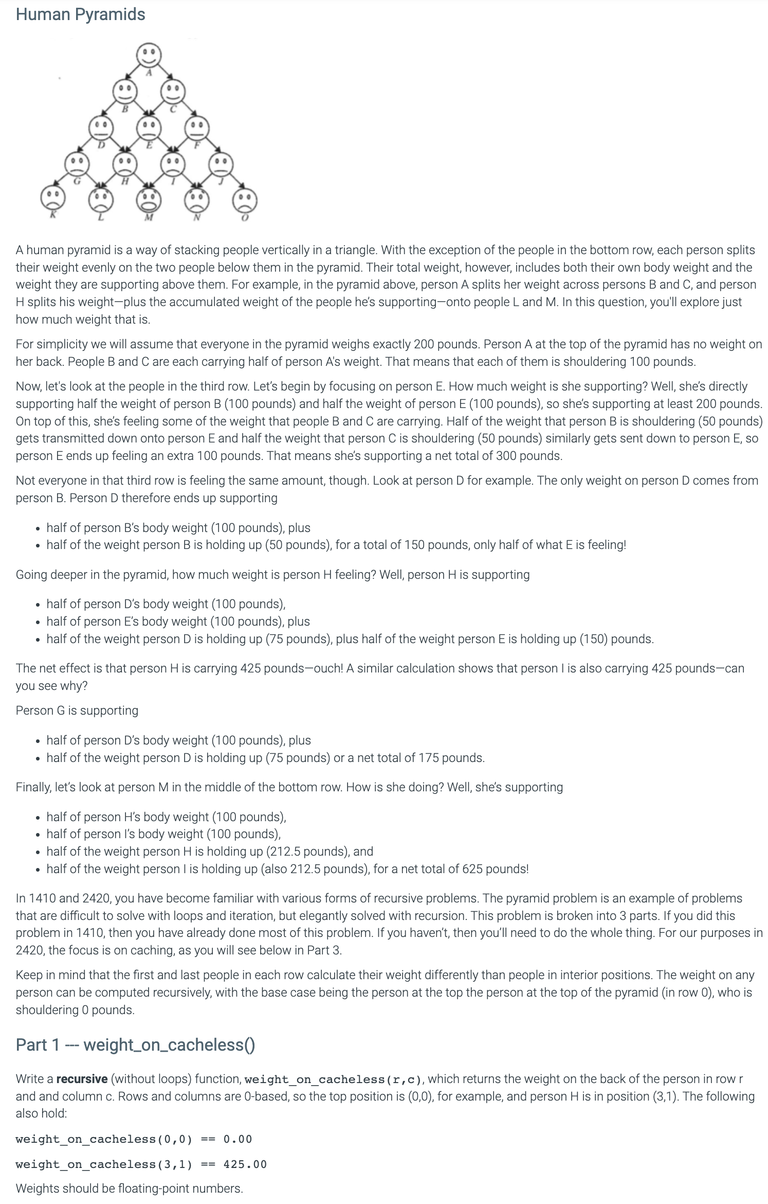 I'm currently struggling with Part 3 and implementing | Chegg.com