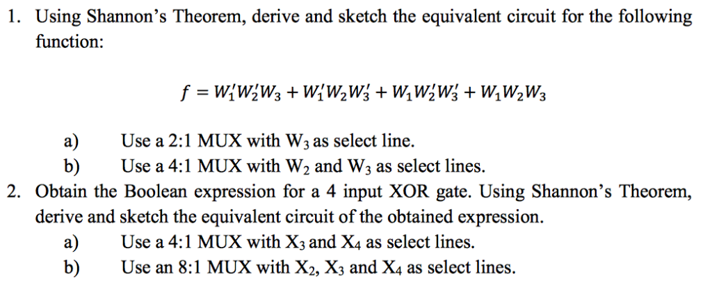 Solved 1. Using Shannon's Theorem, derive and sketch the | Chegg.com